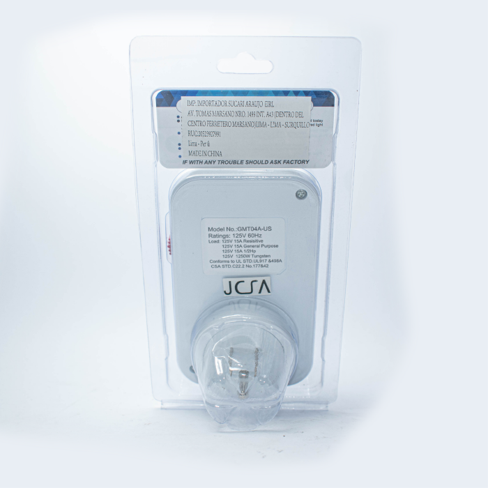 TIMER ENCHUFABLE – JCSA – JCSA SAC